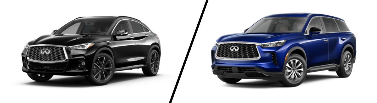 2024 INFINITI QX55 vs QX60 | Crest INFINITI | INFINITI Dealer in Frisco, TX