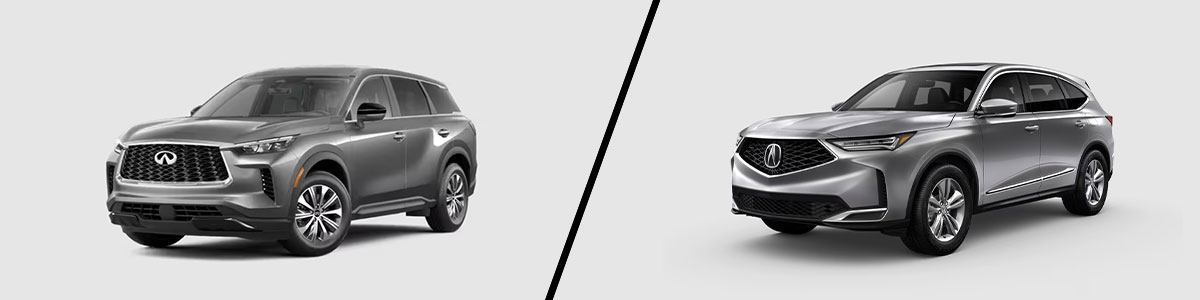 2025 INFINITI QX60 vs 2025 Acura MDX | Crest INFINITI | INFINITI Dealer in Frisco, TX