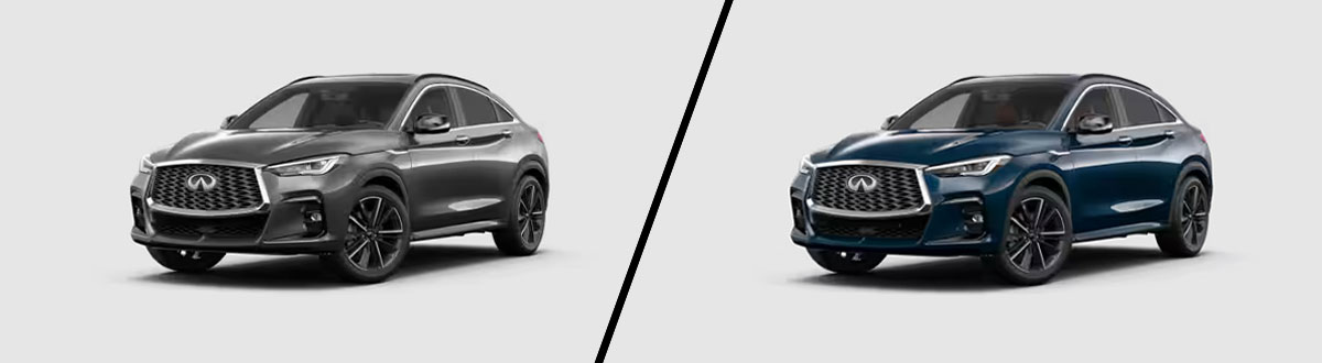 2025 INFINITI QX55 Luxe vs QX55 Sensory | Crest INFINITI | INFINITI ...